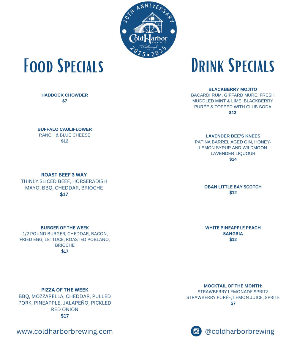 Beer – Cold Harbor Brewing