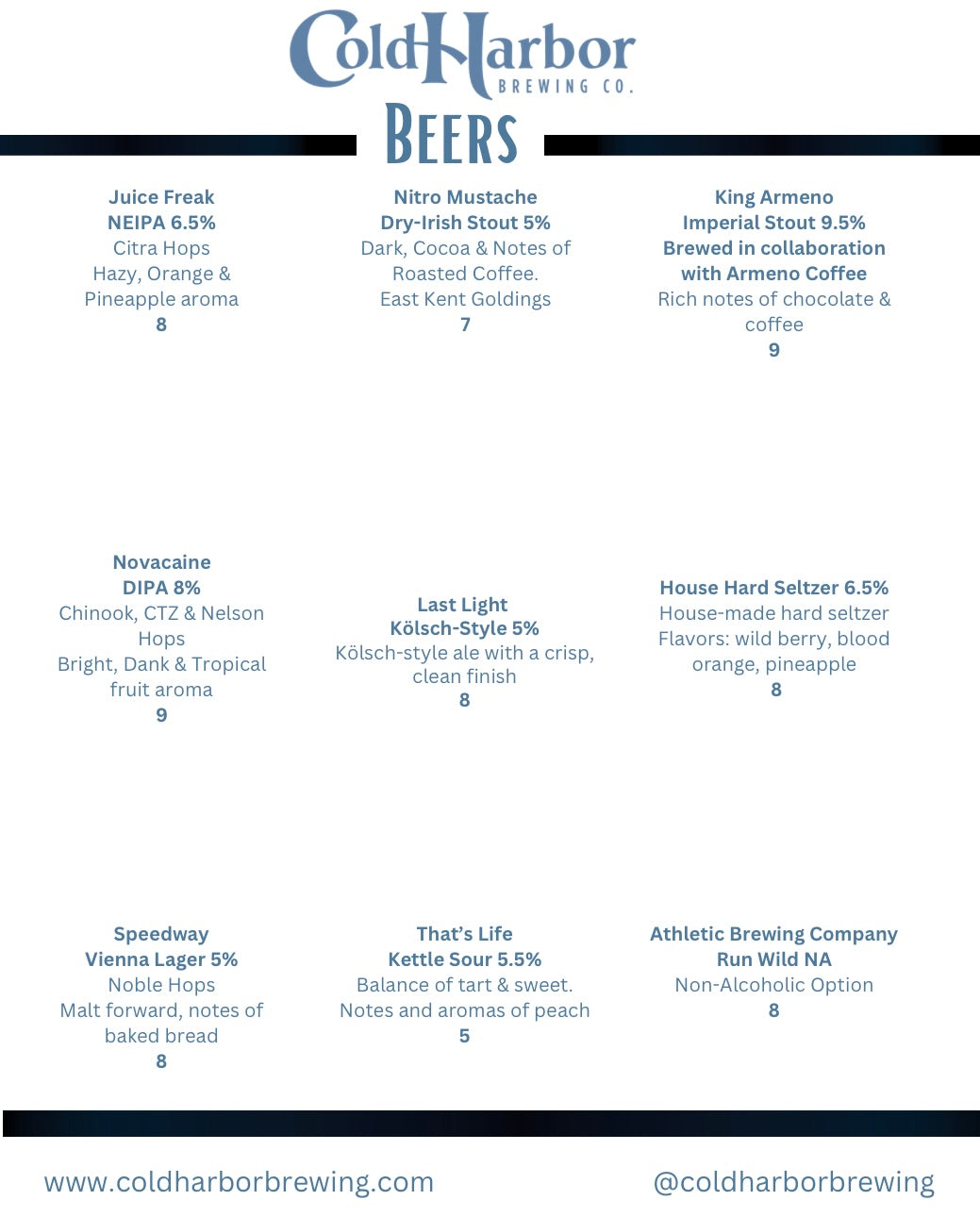 Beer – Cold Harbor Brewing