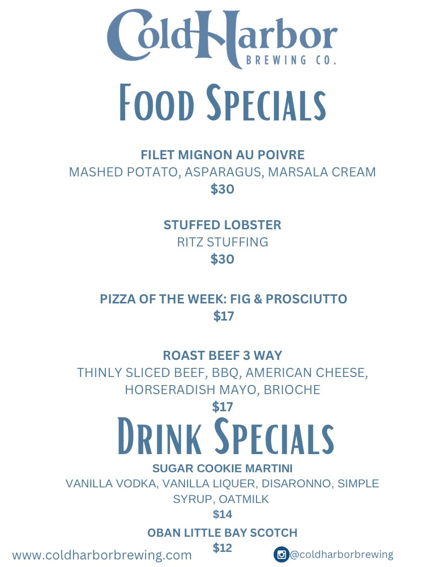 Beer – Cold Harbor Brewing